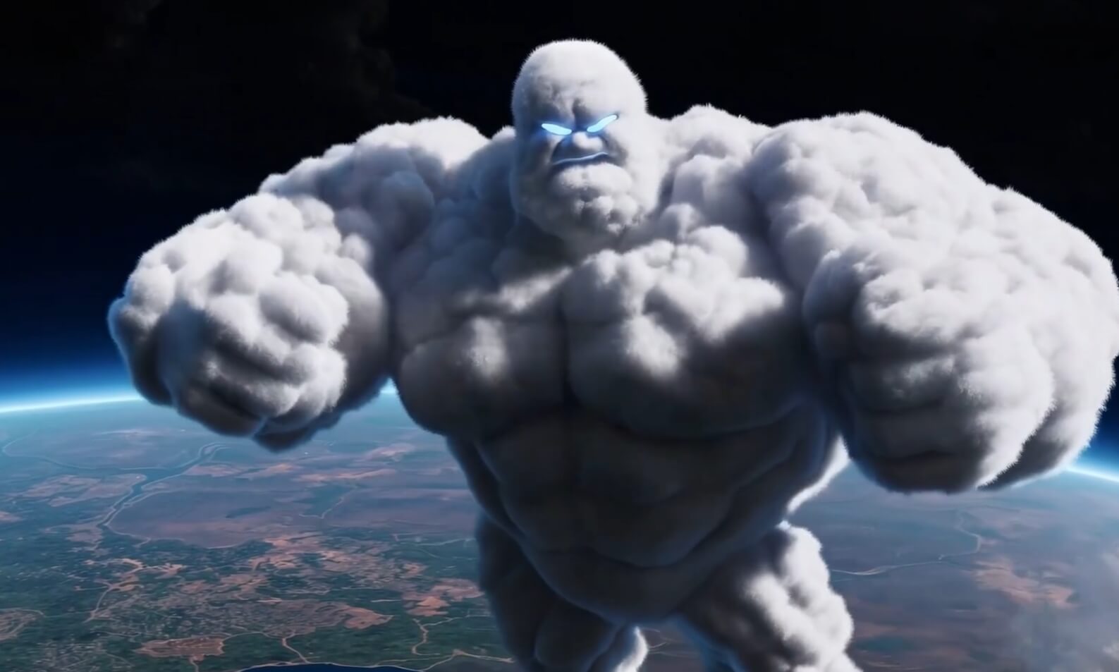 Sora模拟视频云巨人Cloud Man_SORA视频_SORA百科